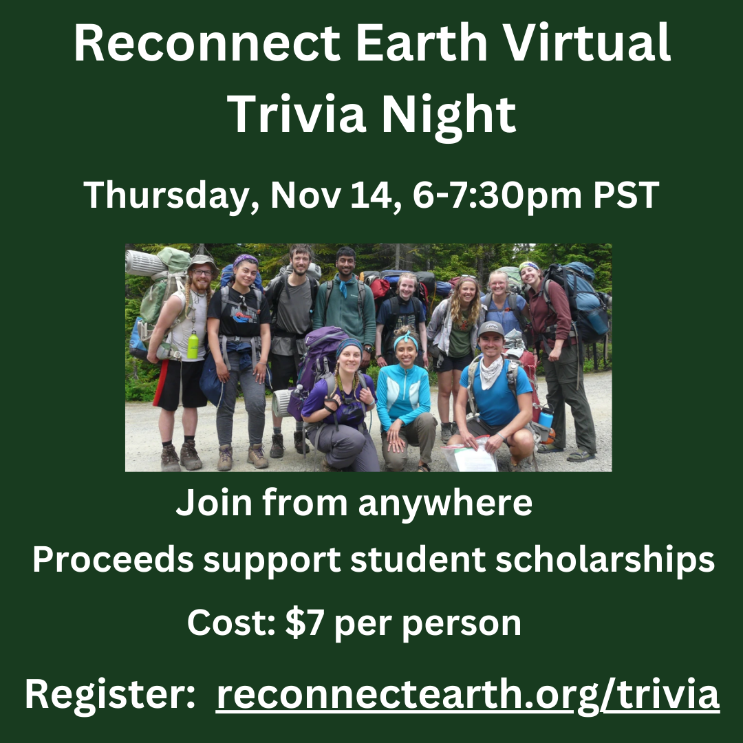 Join Our Virtual Trivia Night to Support Reconnect Earth’s Work ...